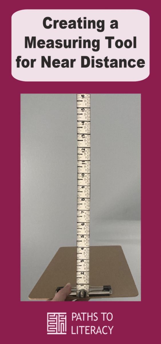 Creating a Measuring Tool for Near Distance – Paths to Literacy