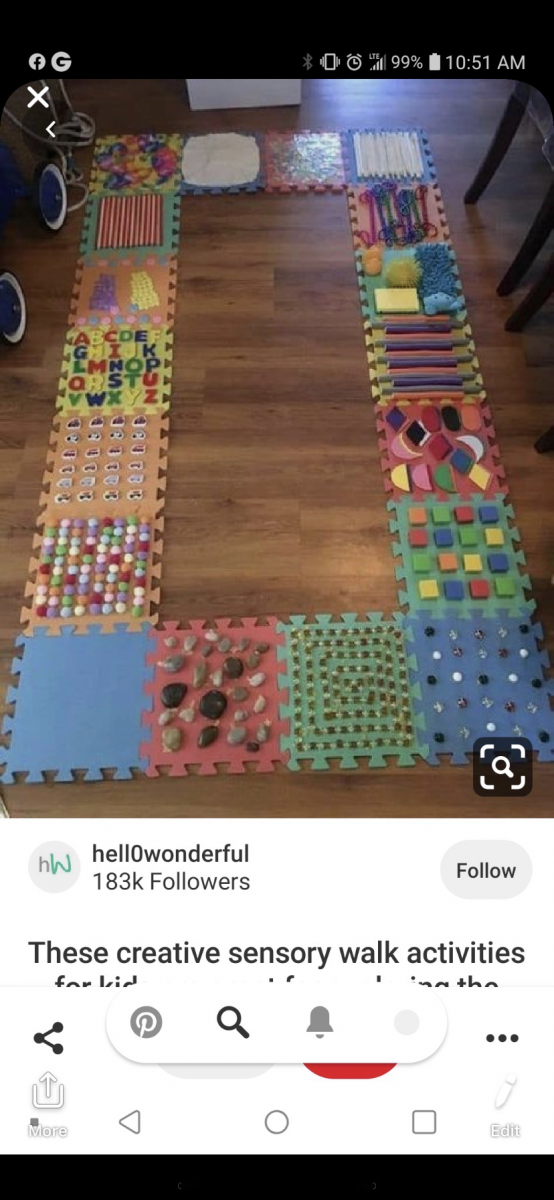 Texture Walk for Sensory Exploration – Paths to Literacy