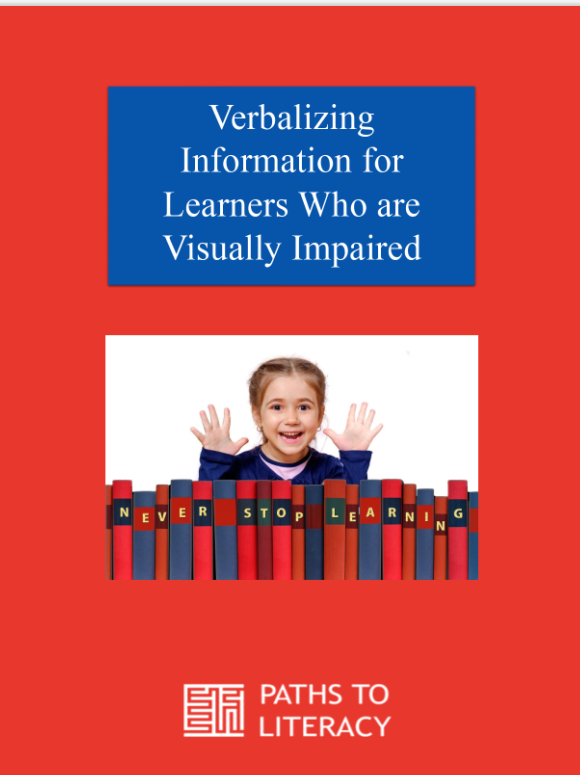 Verbalizing Information for Learners Who are Visually Impaired – Paths ...