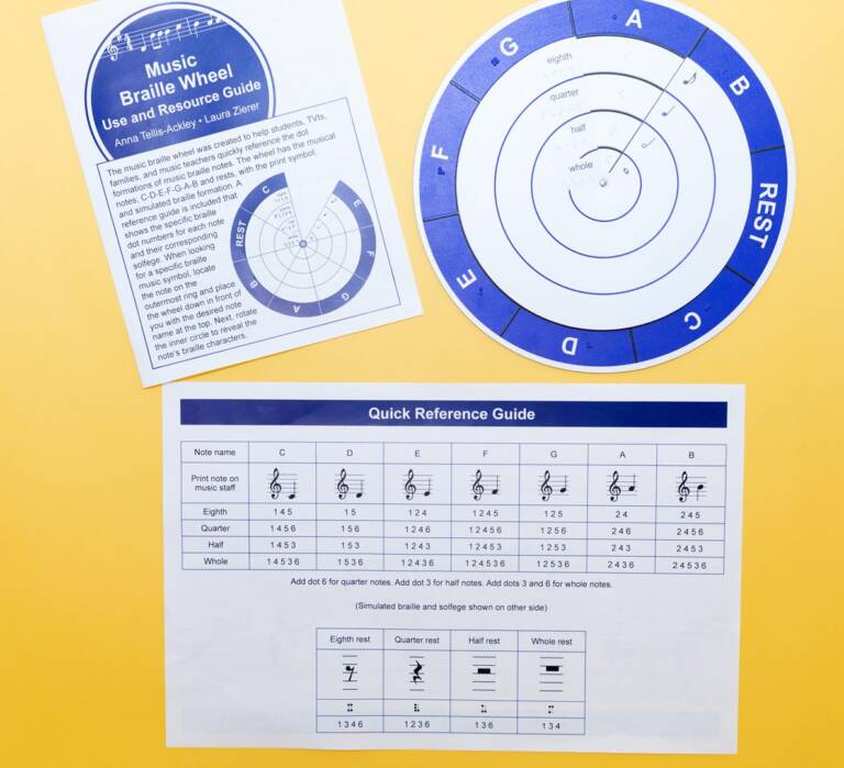 Music Braille Wheel – Paths to Literacy