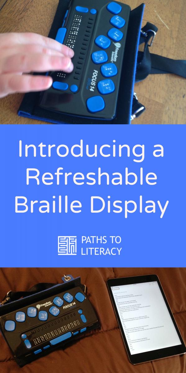 Introducing a Braille Display to a Child Who Is Deafblind – Paths to ...