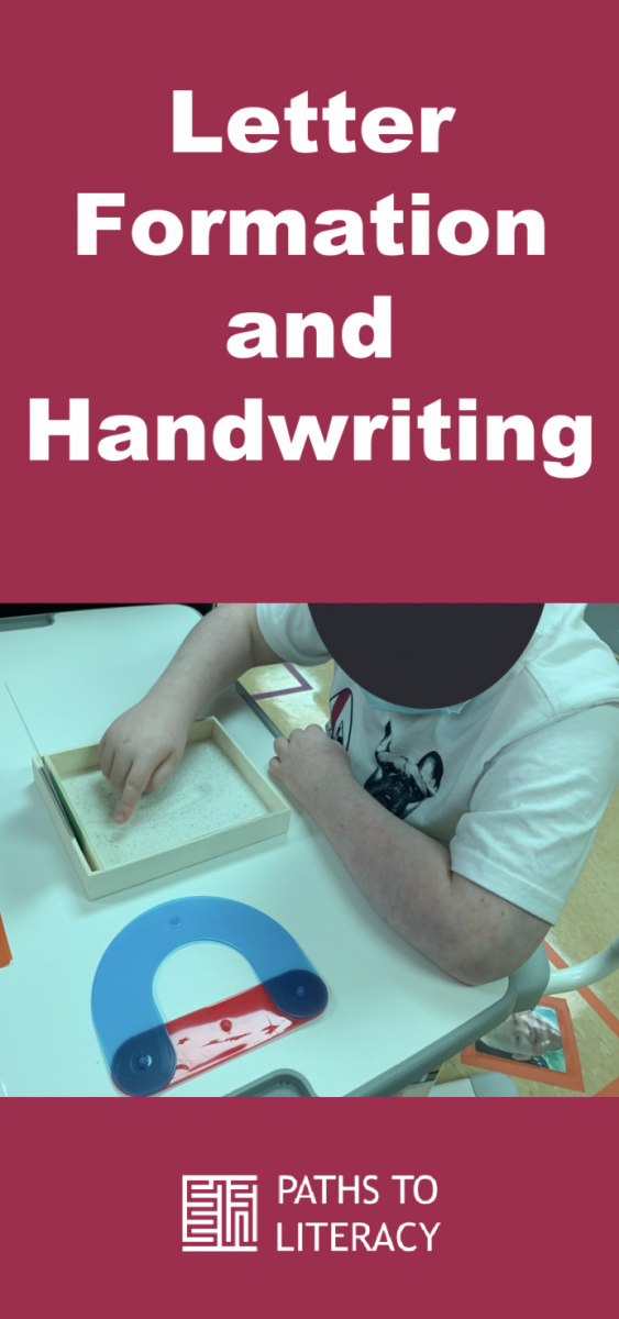 Letter Formation and Handwriting – Paths to Literacy