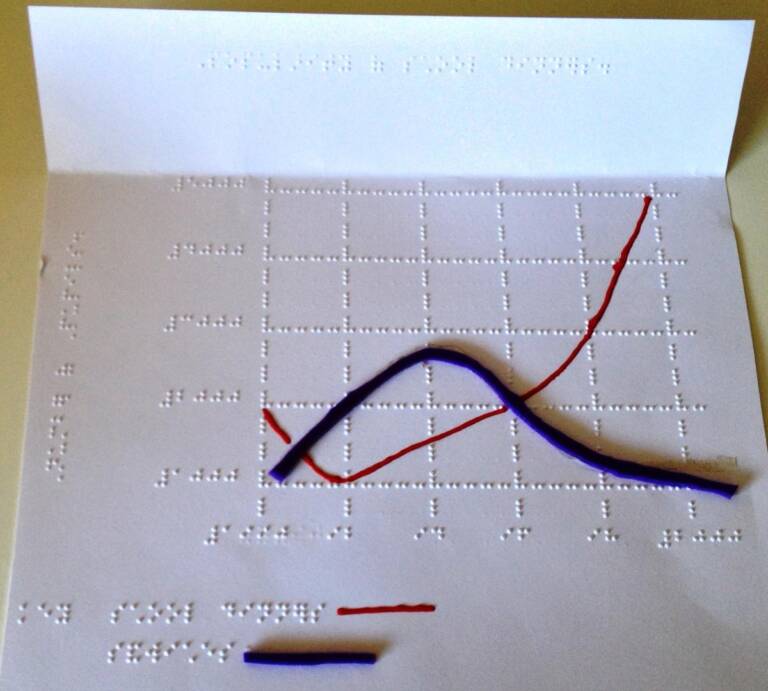 Creating Large Print and Tactile Graphs – Paths to Literacy