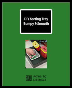 DIY Sorting Tray - Bumpy & Smooth – Paths to Literacy